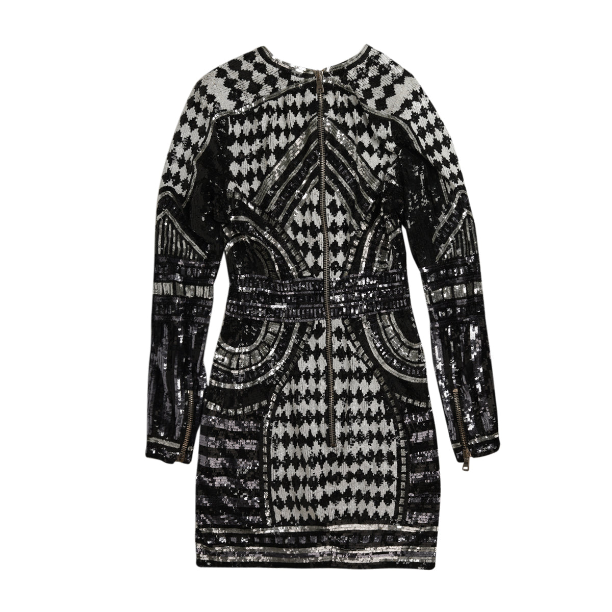 Buy Balmain Sequence embellished mini dress Size 34 Online
